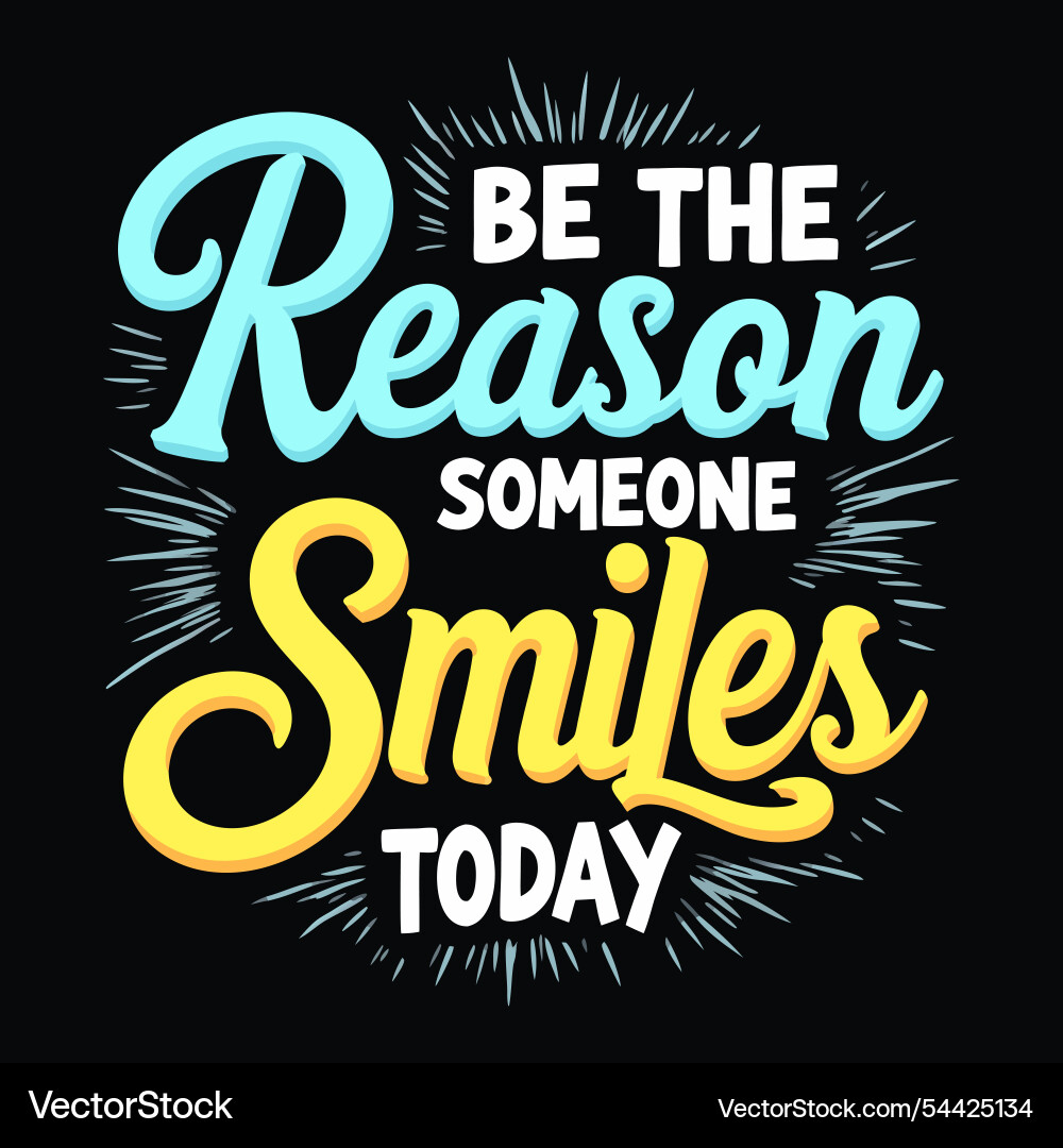 Motivational typography design inspirational Vector Image