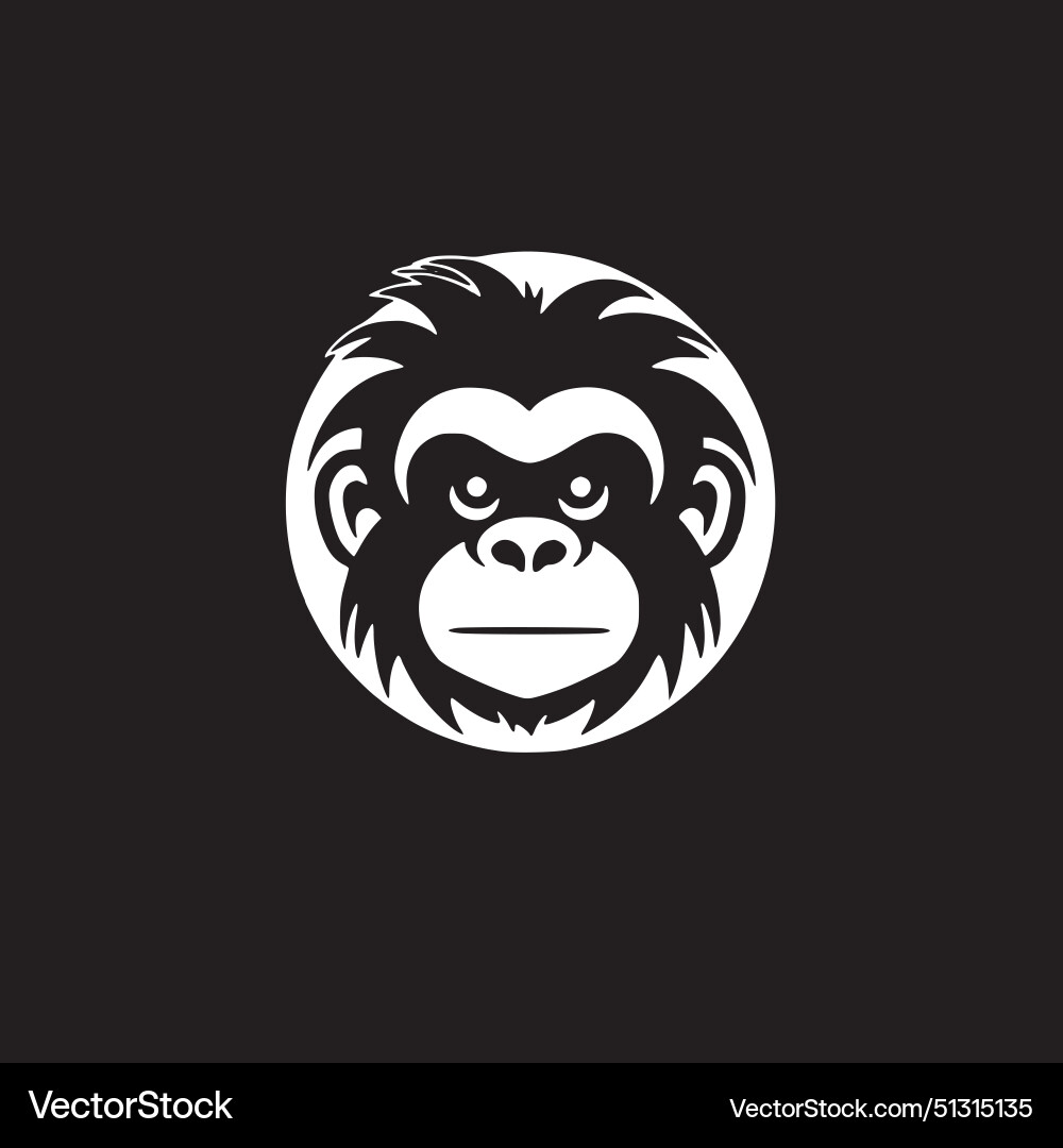 Monkey - high quality logo - ideal for t-shirt Vector Image