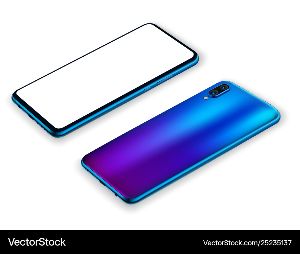 Smartphone mockup Royalty Free Vector Image - VectorStock