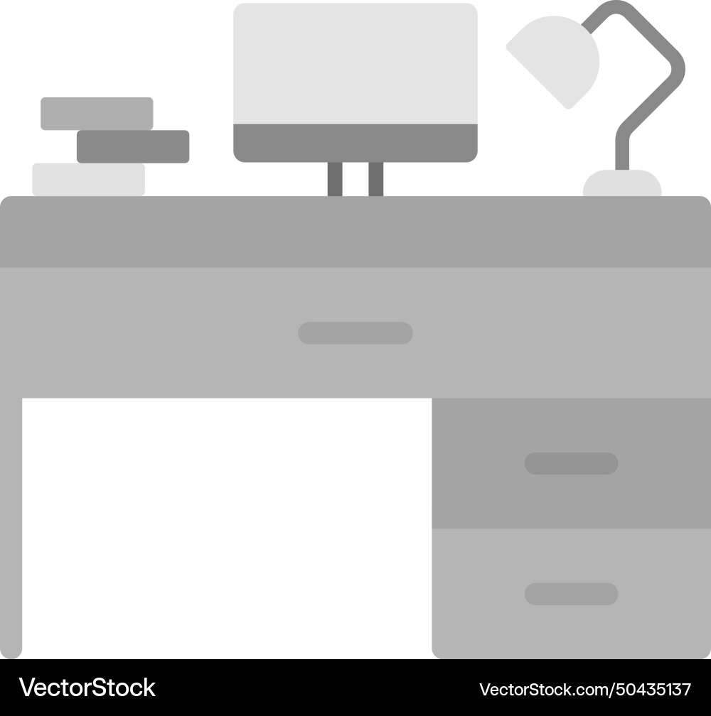 Workplace icon image Royalty Free Vector Image