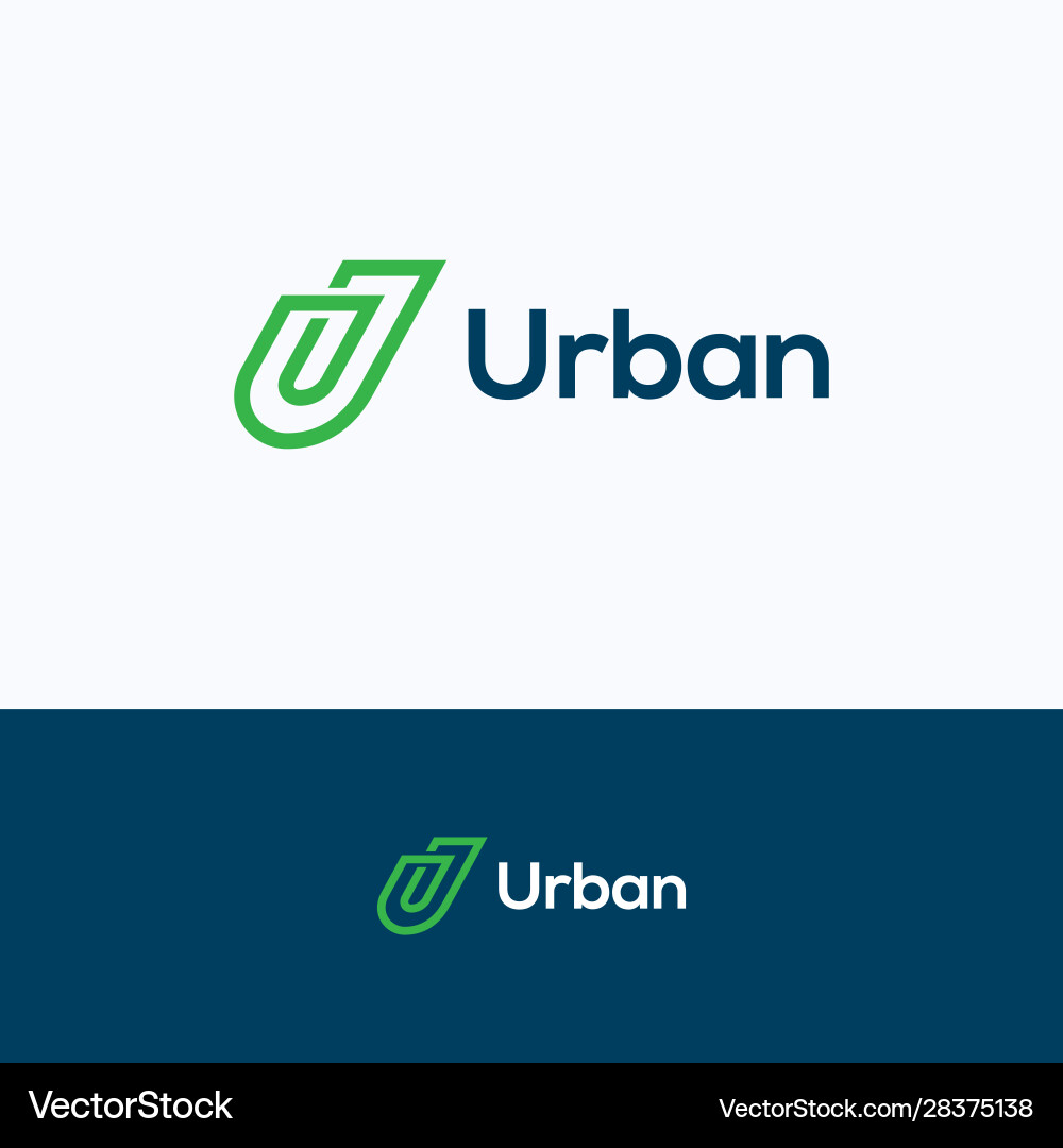 U company logo Royalty Free Vector Image - VectorStock