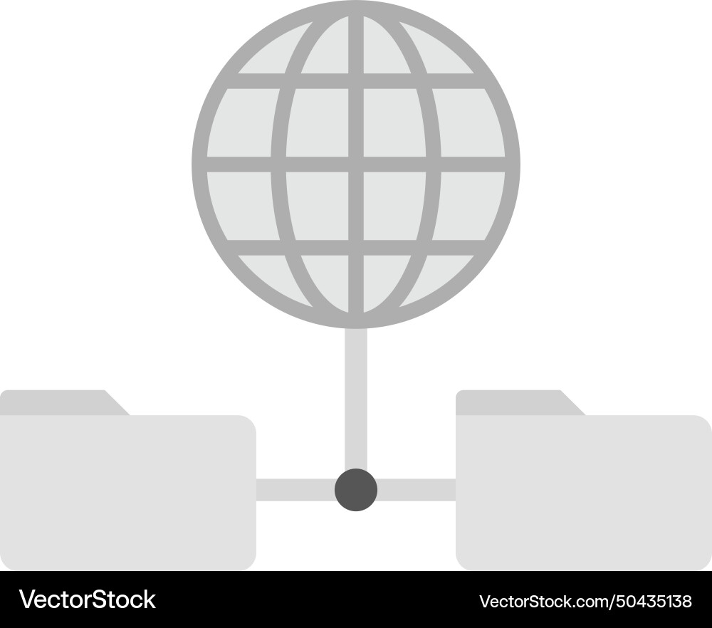 World data icon image Royalty Free Vector Image