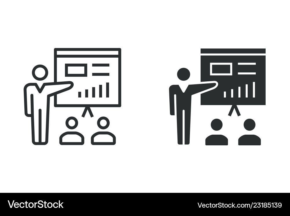 Management consulting icon for graphic Royalty Free Vector