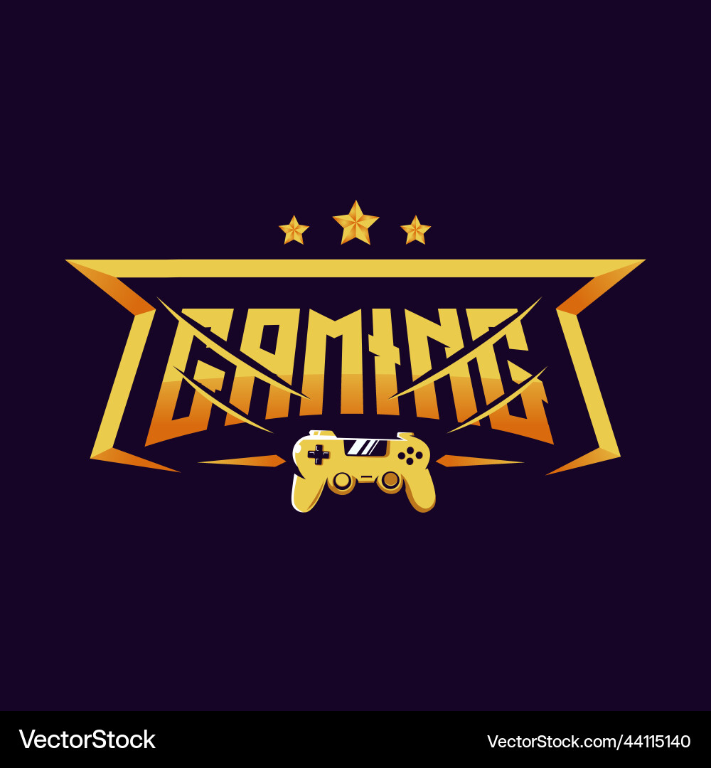 Gaming logo Royalty Free Vector Image - VectorStock