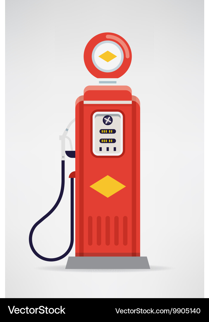 Gas station Royalty Free Vector Image - VectorStock