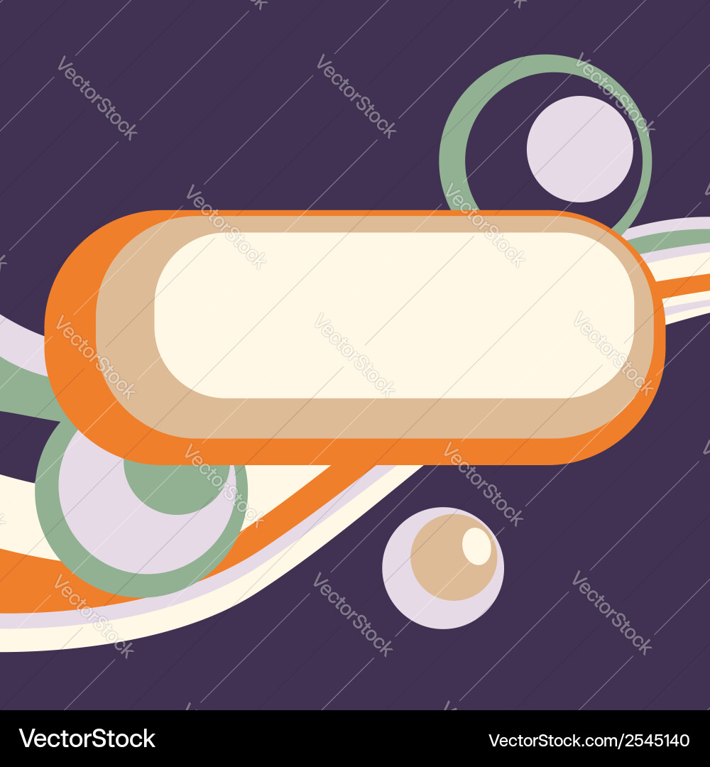 Retro Disco Background Royalty Free Vector Image