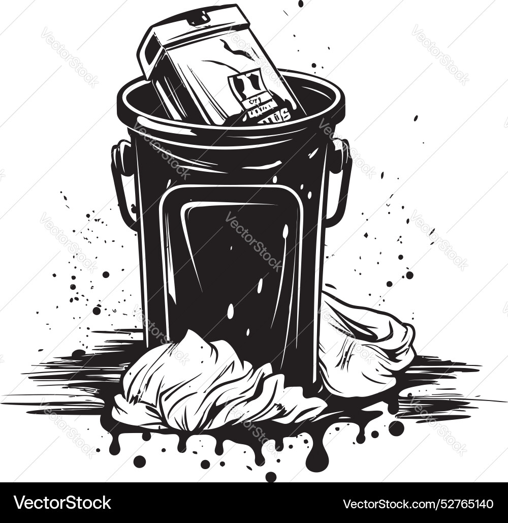 Trash triumph logo triumphing over waste Vector Image