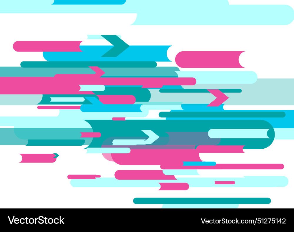 Abstract blue pink minimal geometric tech Vector Image