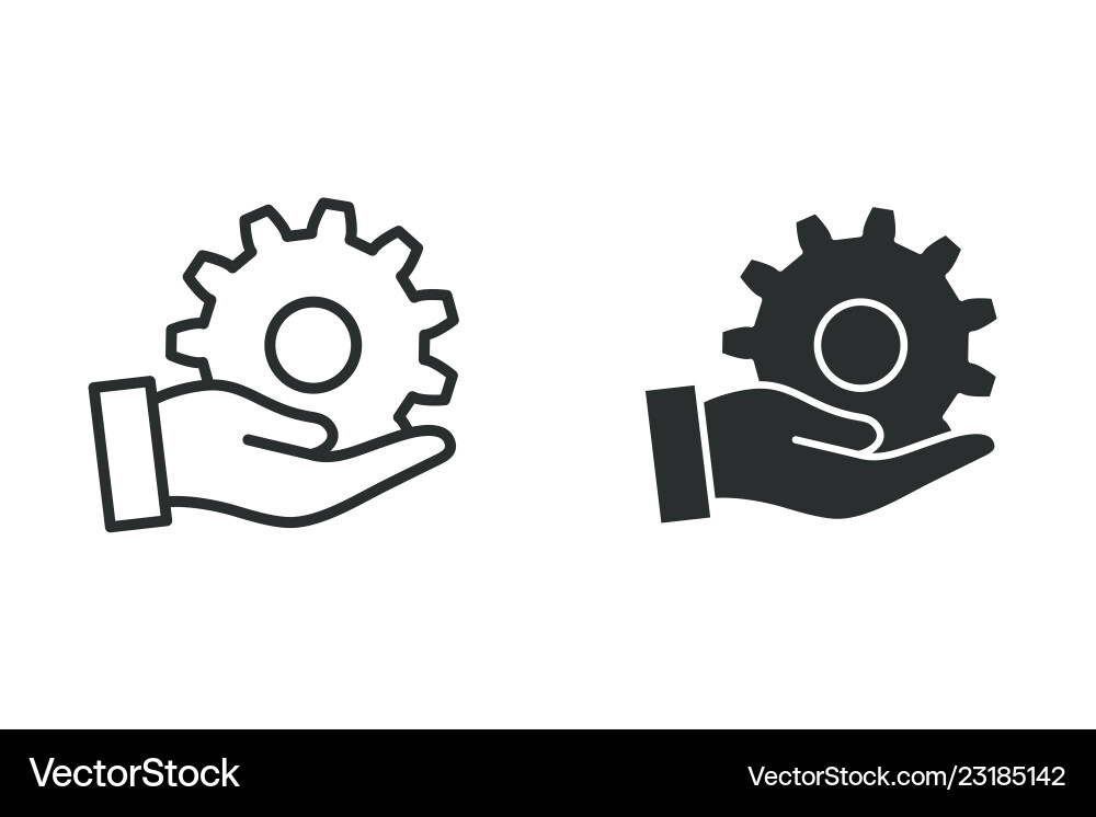 Management consulting icon for graphic Royalty Free Vector
