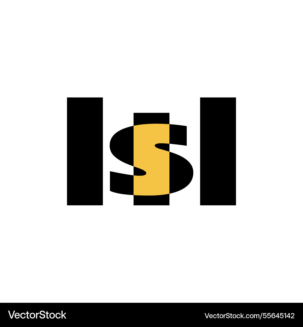 Ms m s creative modern letter icon sm unique artis