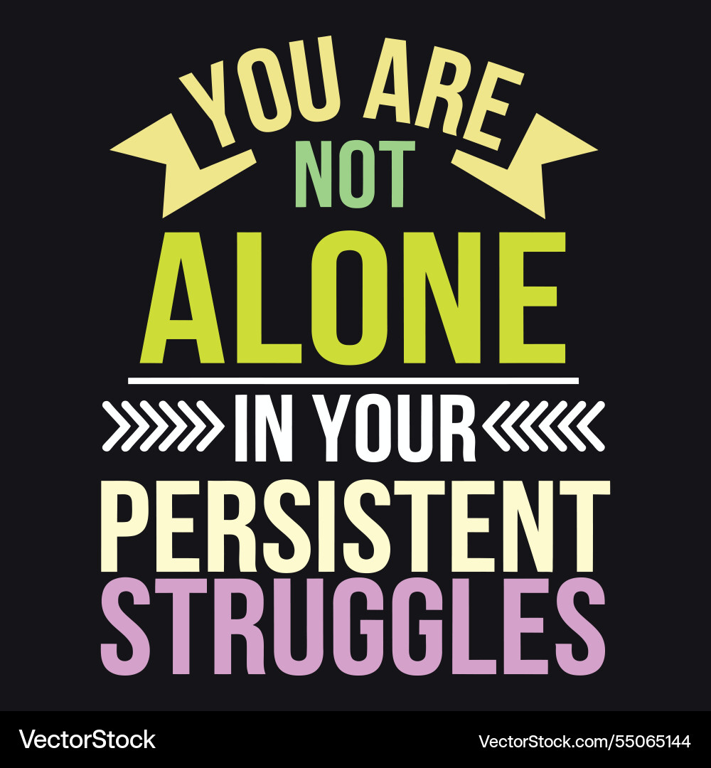 Depression doesnt define you mental health Vector Image