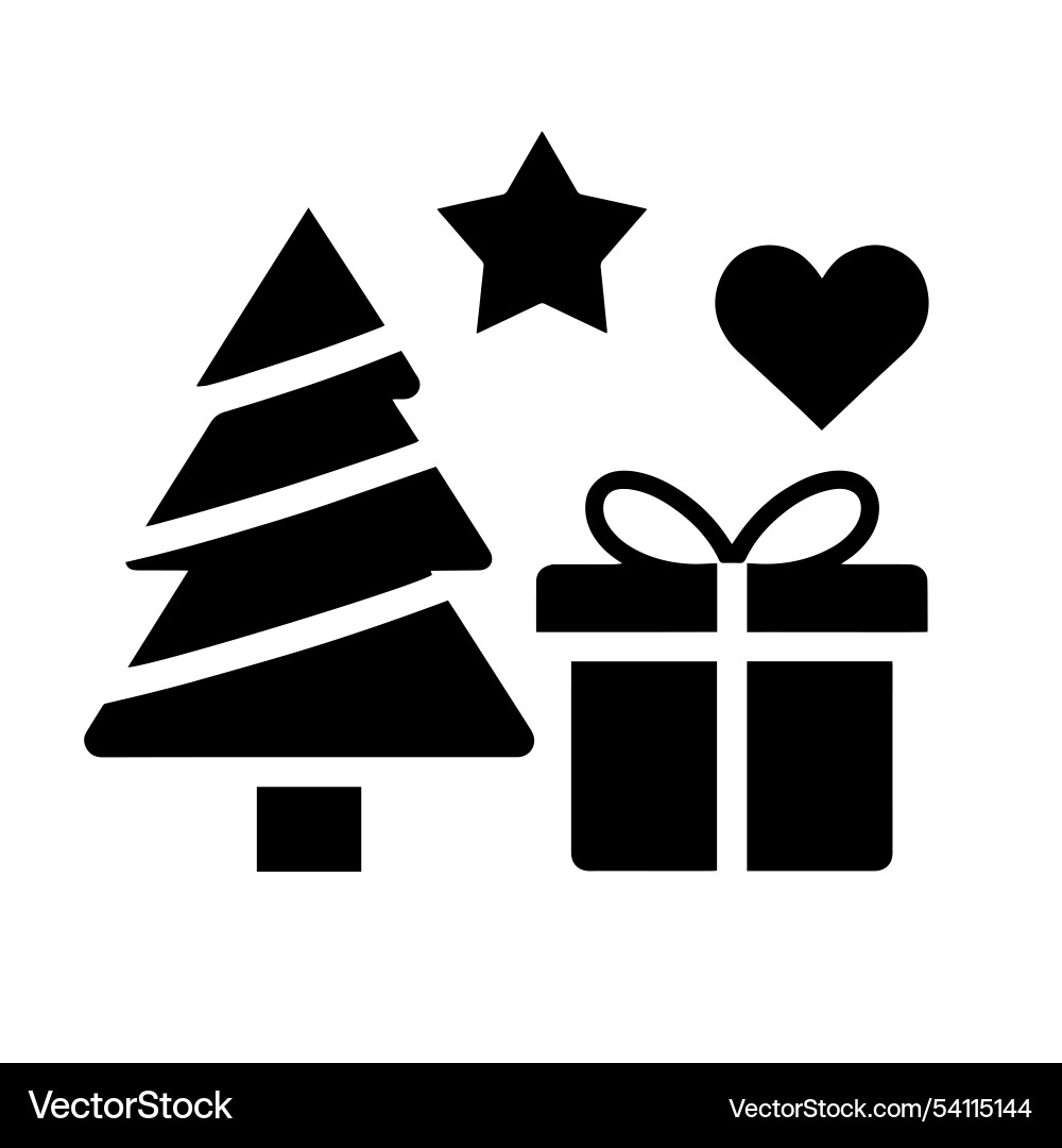 Festive christmas icon set Royalty Free Vector Image Festive christmas icon set Royalty Free Vector Image