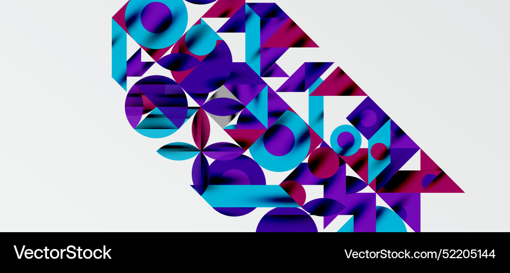 Geometric neo patterns abstract background Vector Image