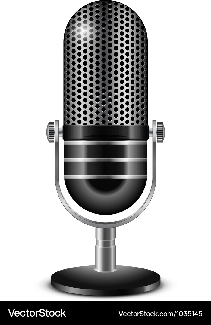 Microphone Royalty Free Vector Image - VectorStock