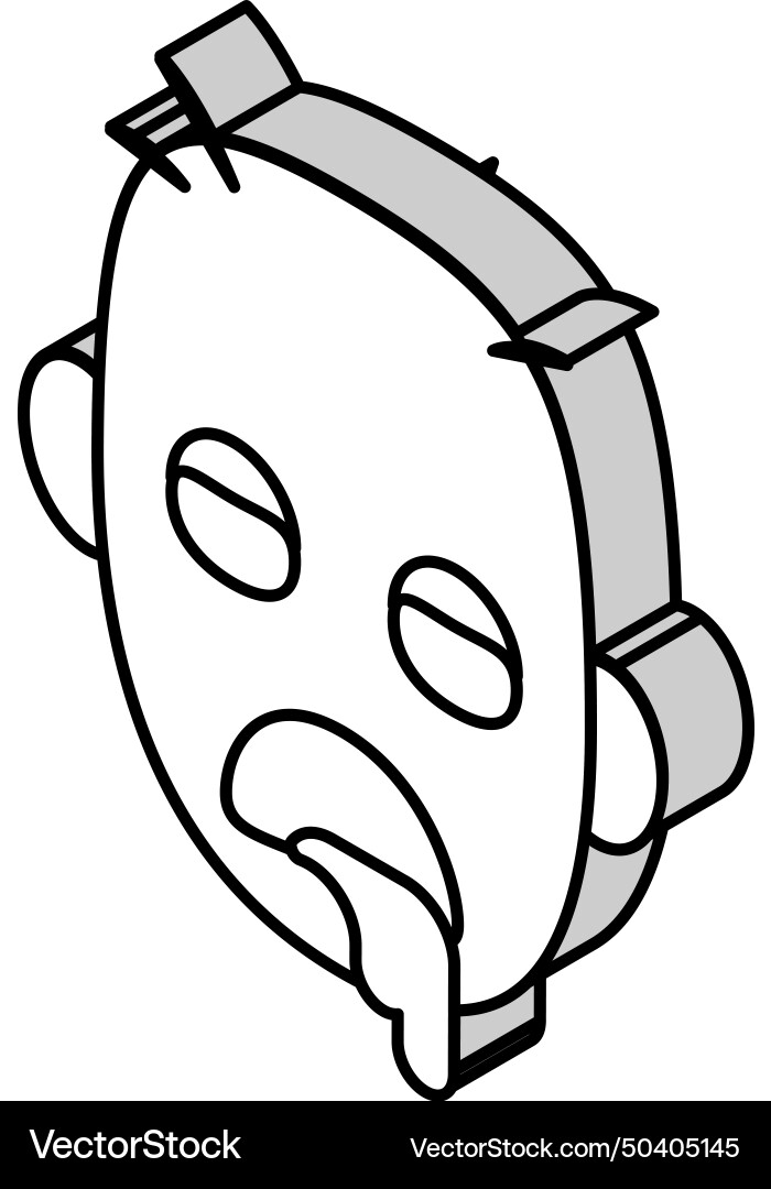 Zombie horror isometric icon Royalty Free Vector Image