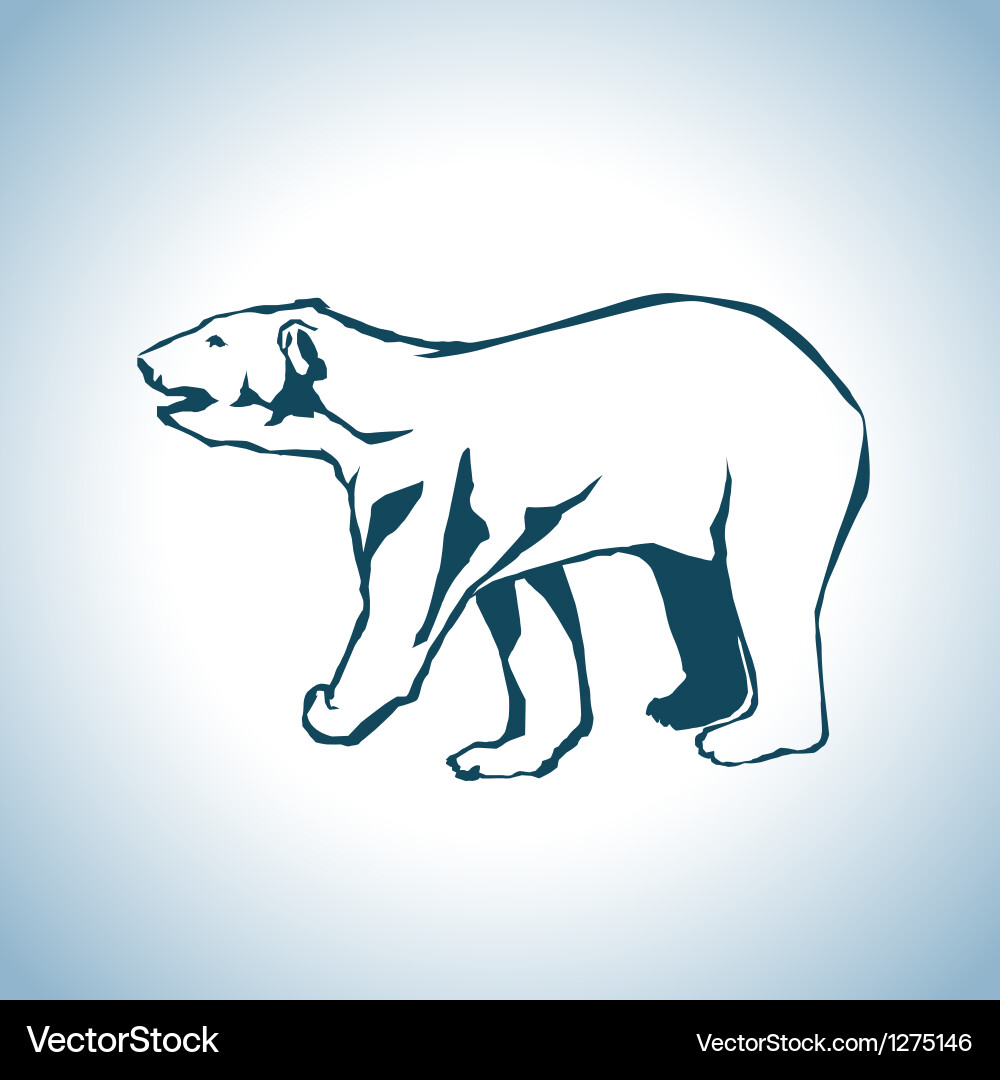 Bear drawing Royalty Free Vector Image - VectorStock