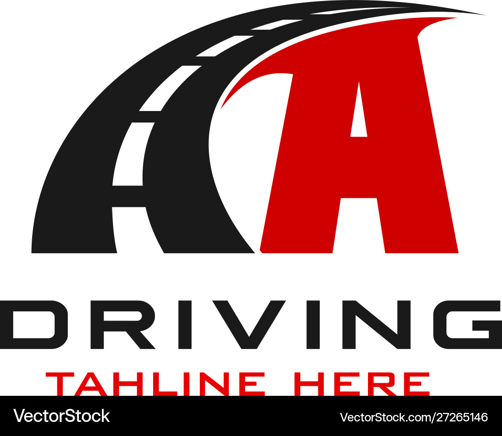 Roadway Logo - Route & Travel Royalty Free Vector Image