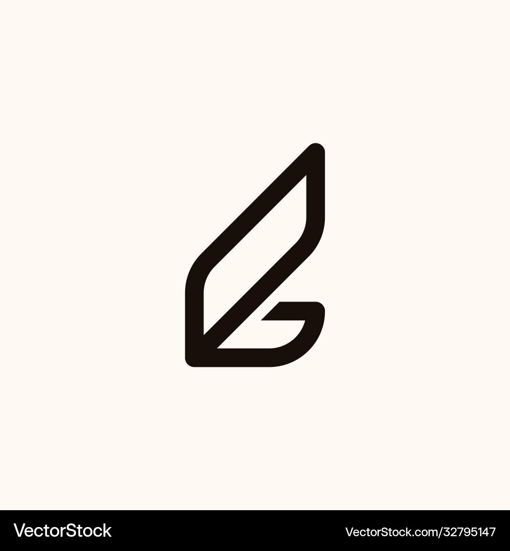 Creative professional trendy monogram l logo Vector Image