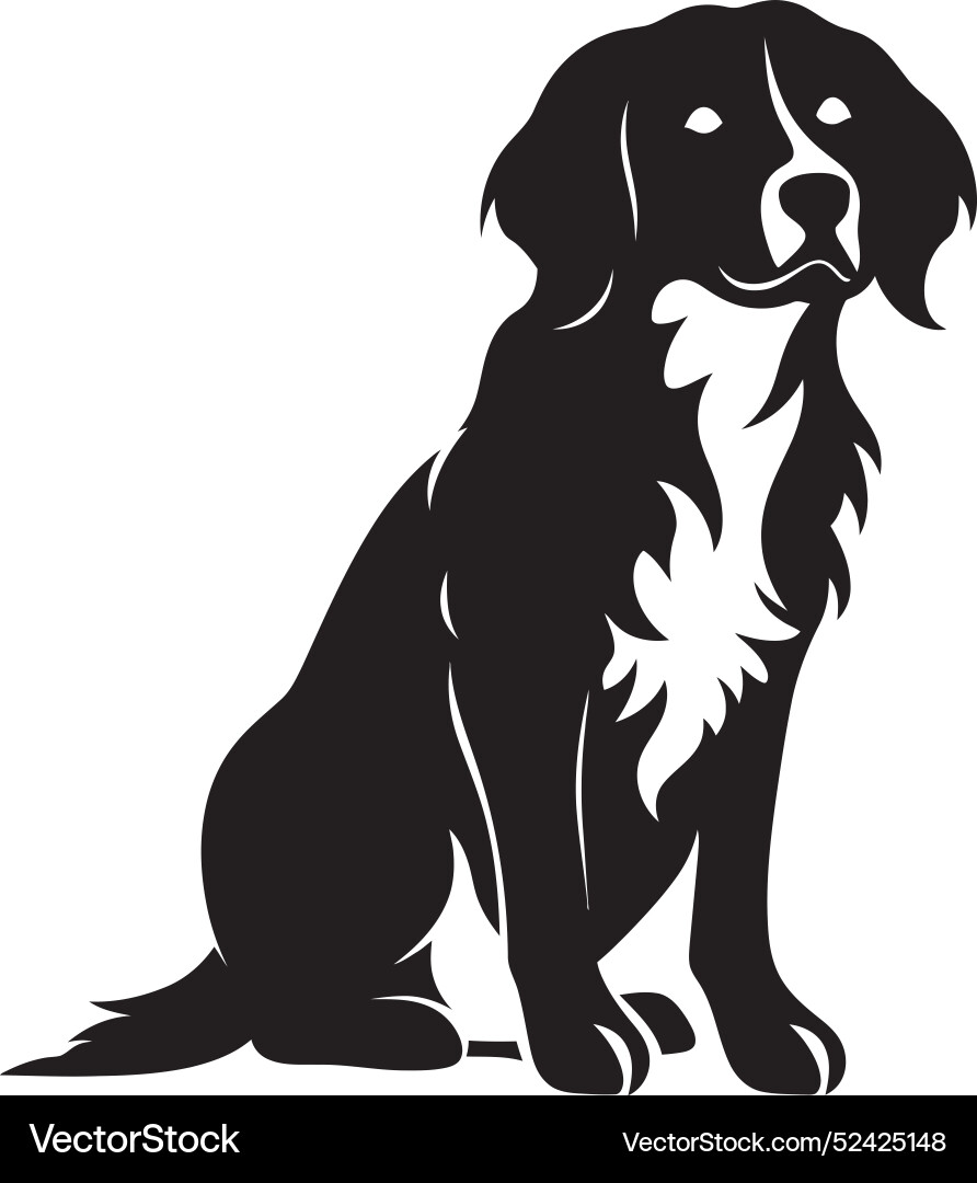 Canine harmony scenes paws Royalty Free Vector Image