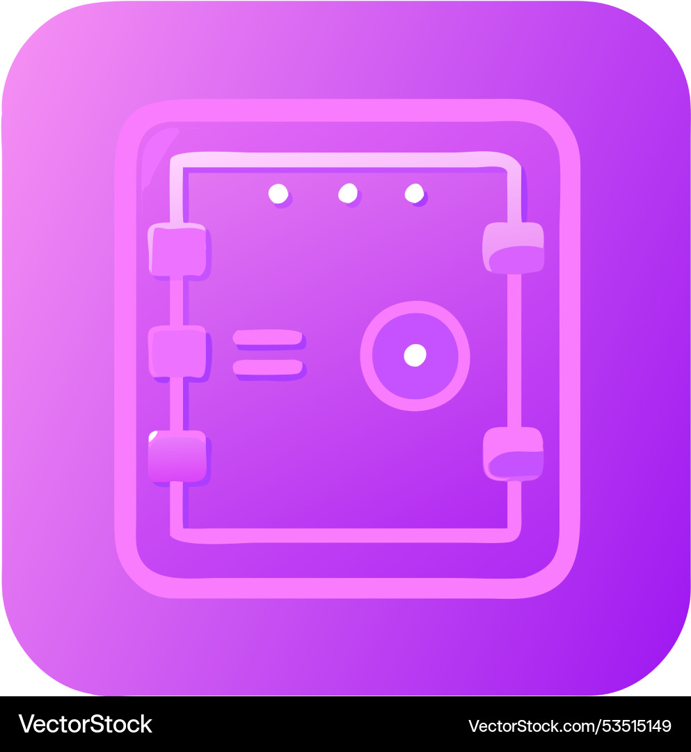 Fortress lock the ultimate solution for securing Vector Image