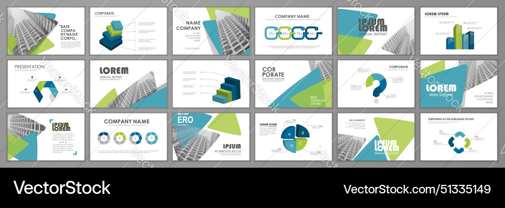 Presentation templates design Royalty Free Vector Image