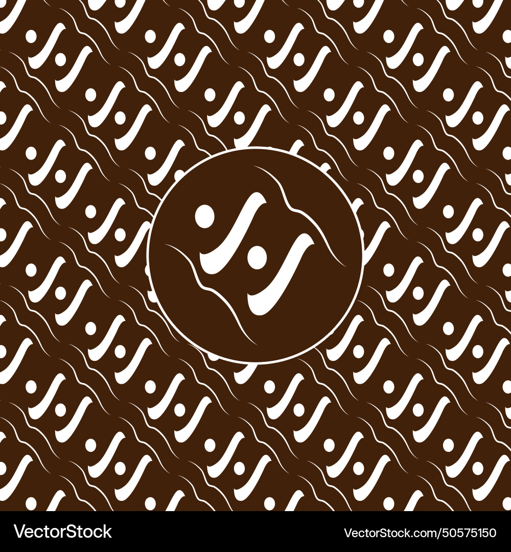 Batik parang pattern background Royalty Free Vector Image