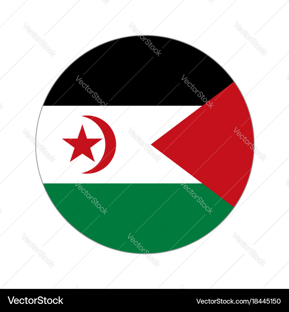 Circular world flag Royalty Free Vector Image - VectorStock