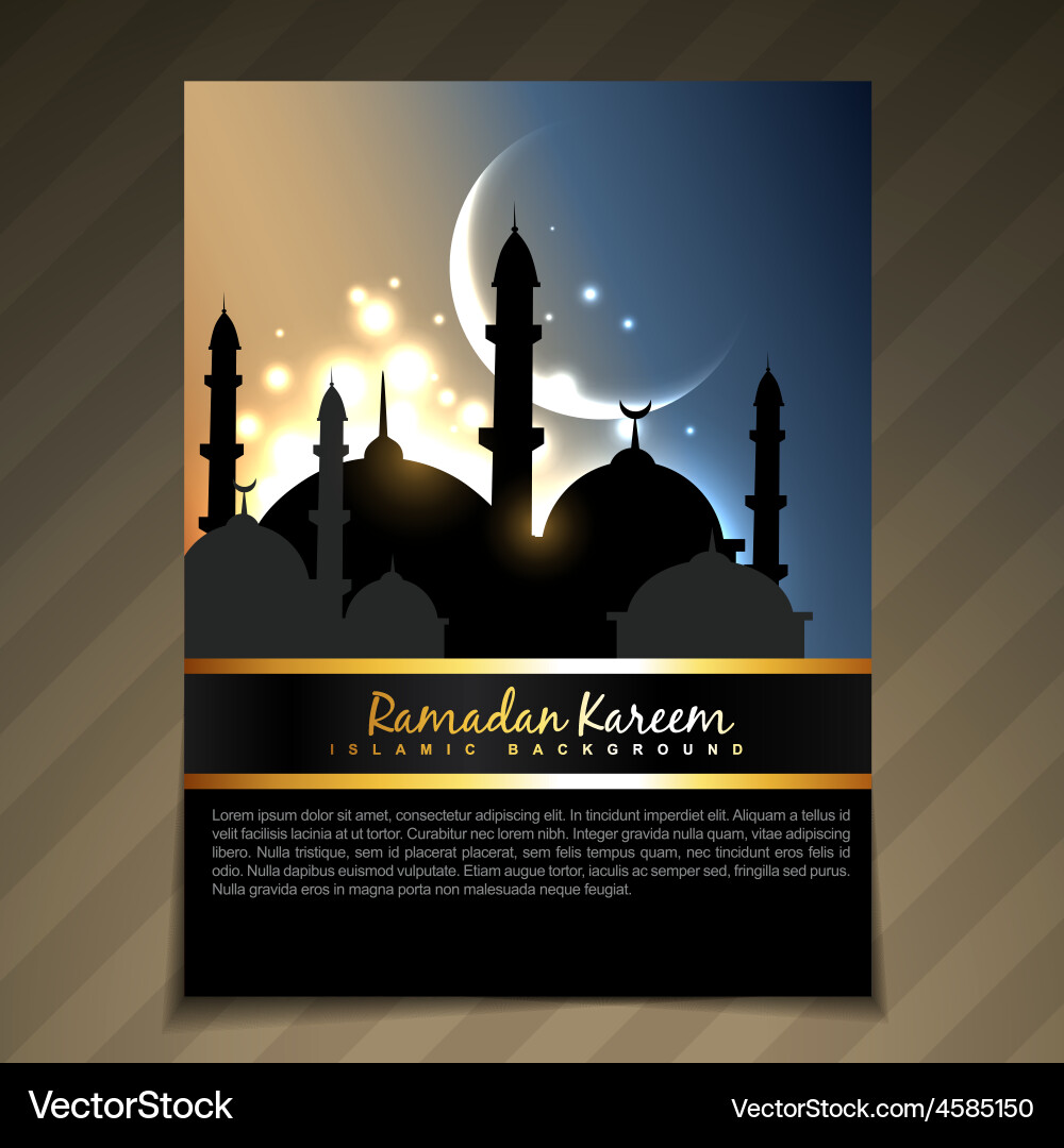 Eid background Royalty Free Vector Image - VectorStock