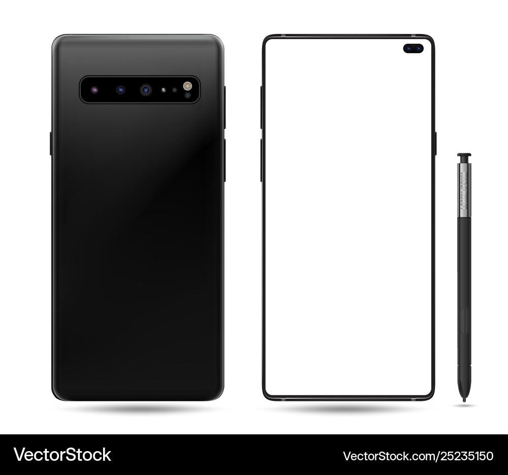 Smartphone mockup Royalty Free Vector Image - VectorStock