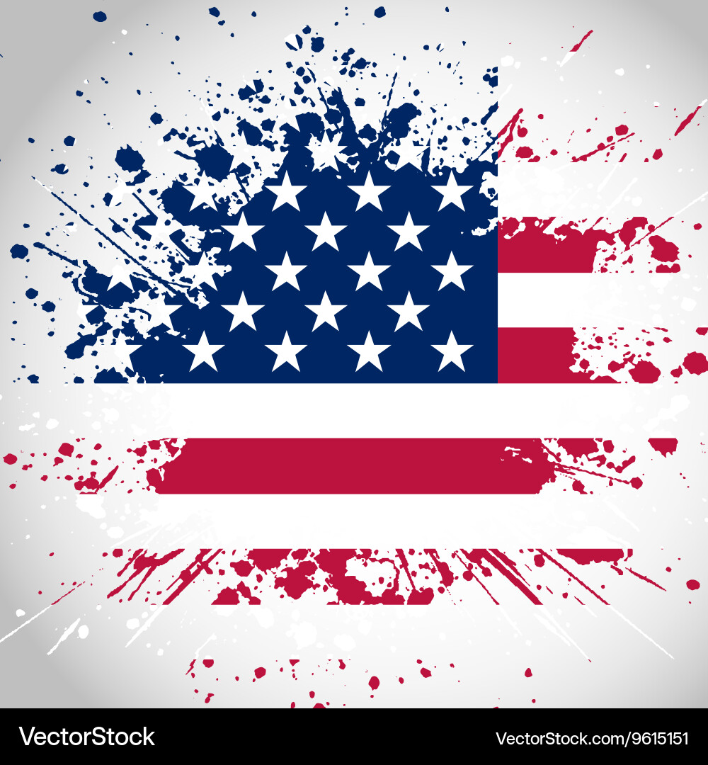 american flag vector art