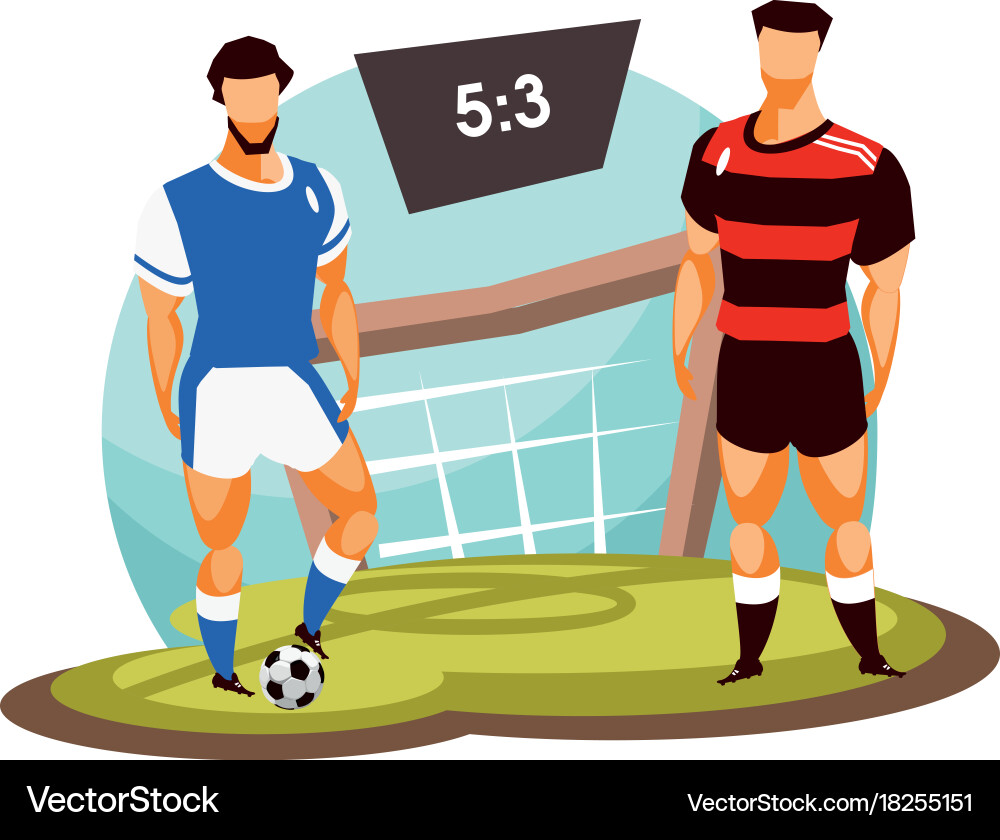 Soccer player Royalty Free Vector Image - VectorStock