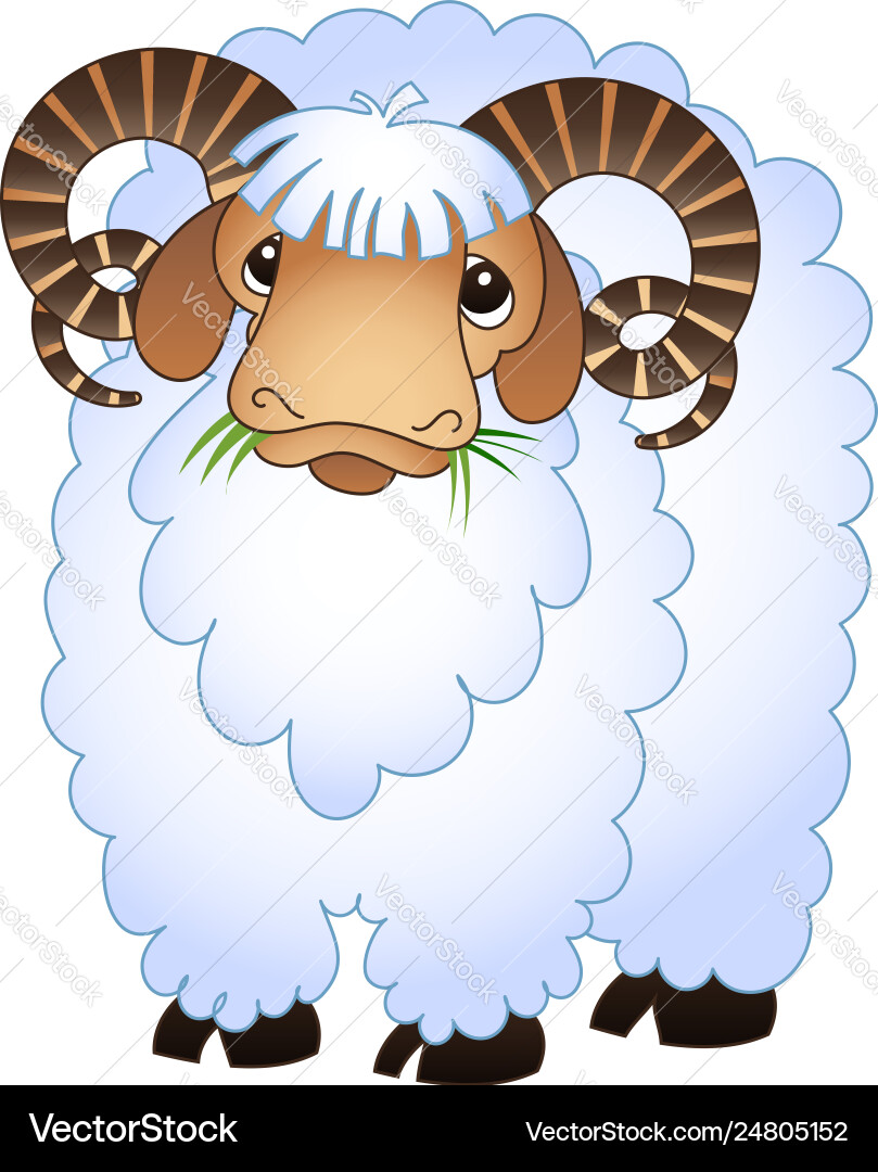 Ram icon cartoon style Royalty Free Vector Image