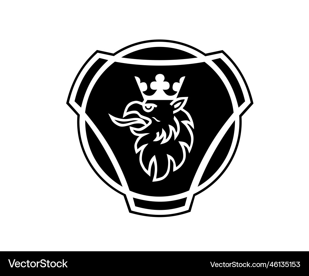 Scania Brand Logo Symbol Royalty Free Vector Image