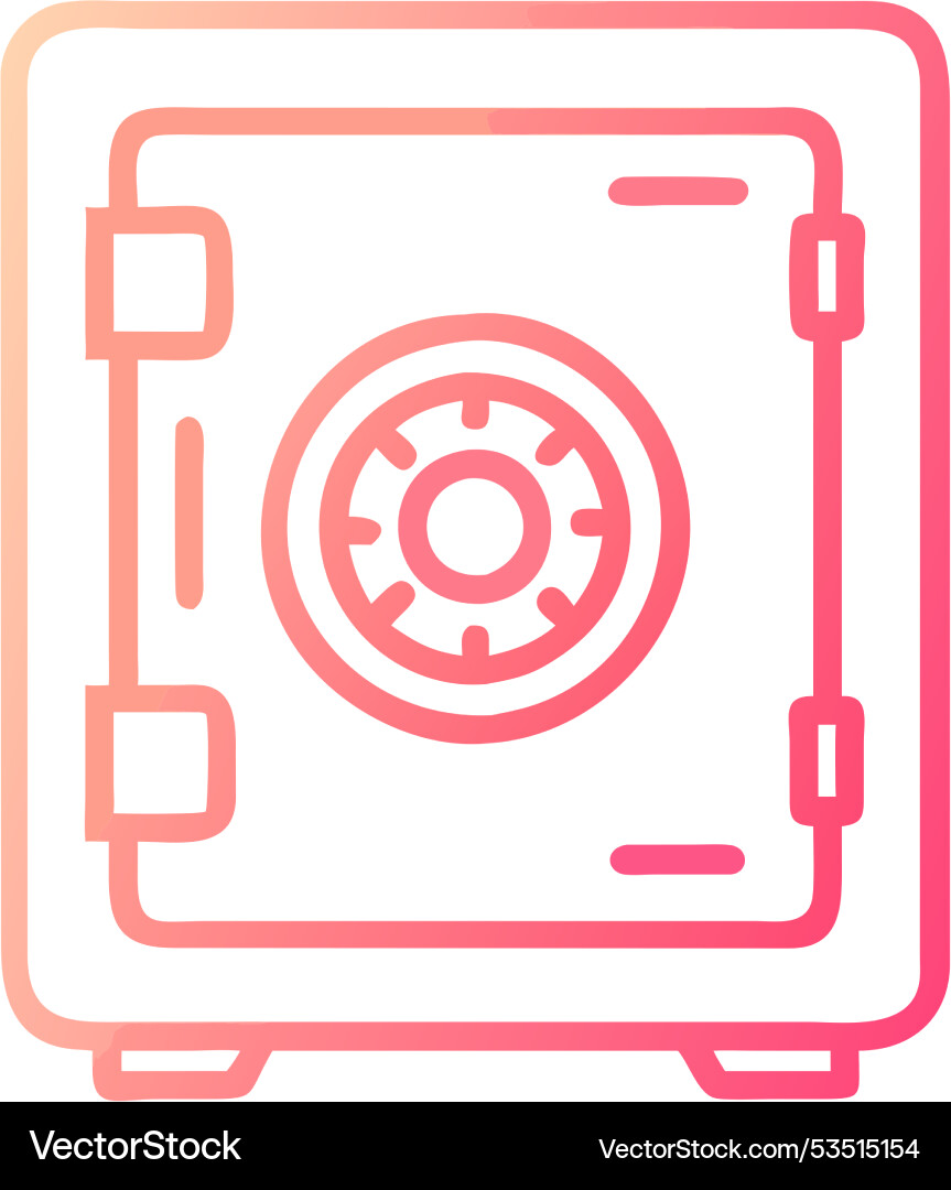 Fortress lock the ultimate solution for securing Vector Image