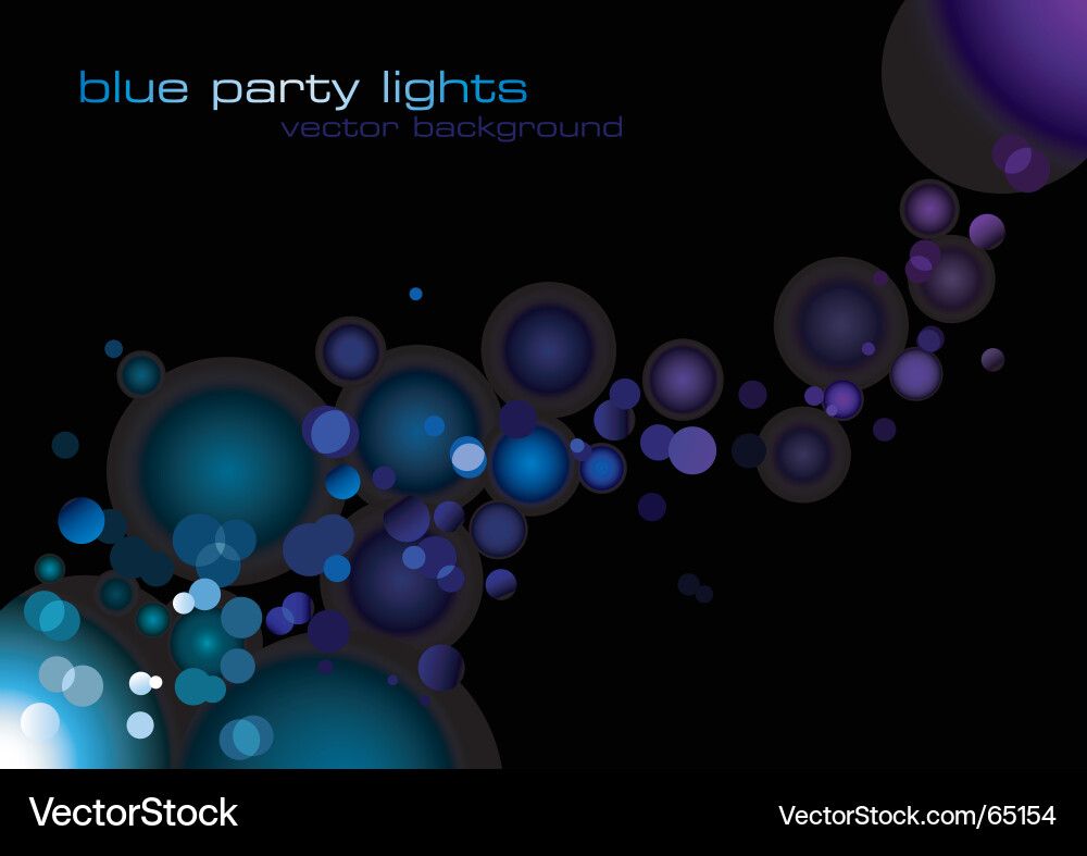 Party lights Royalty Free Vector Image - VectorStock