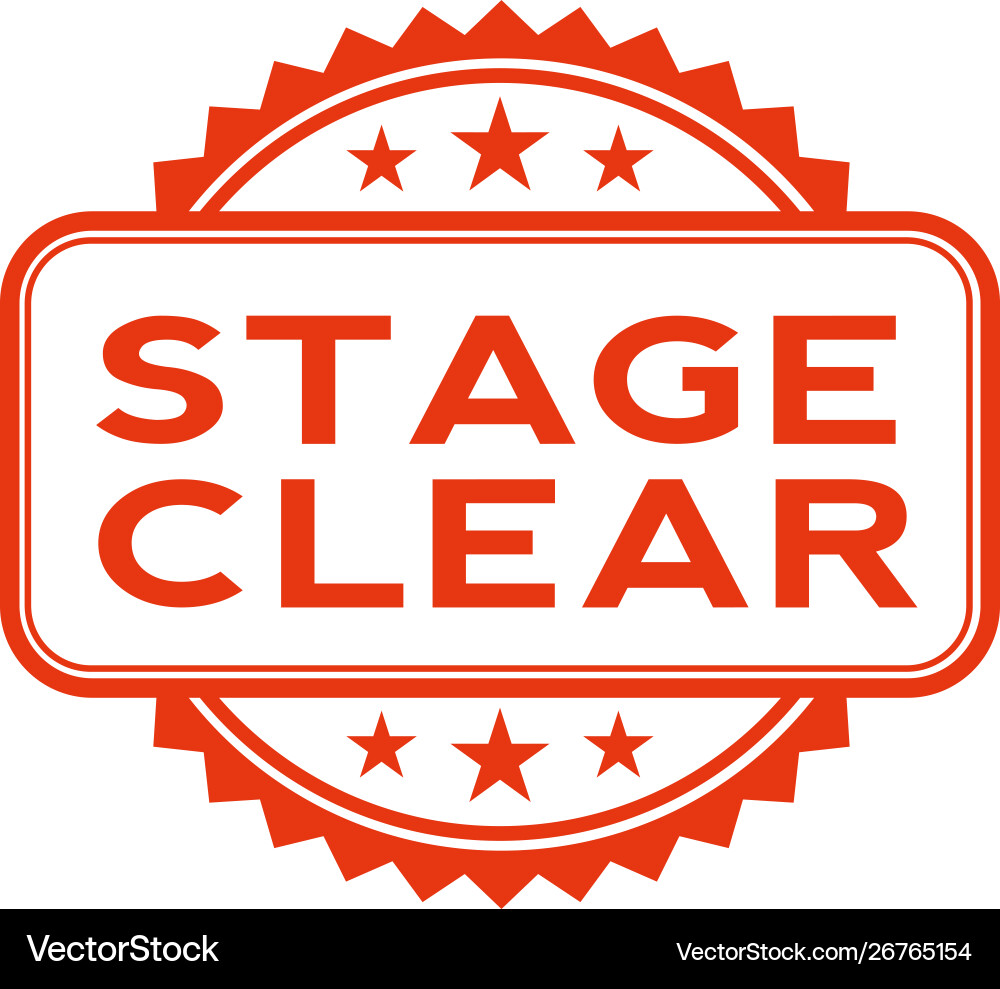 Stage Clear Stamp Vector Images (20)