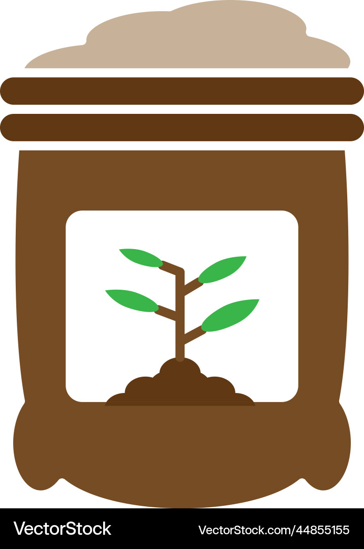 Fertilizer icon farm clipart design template Vector Image