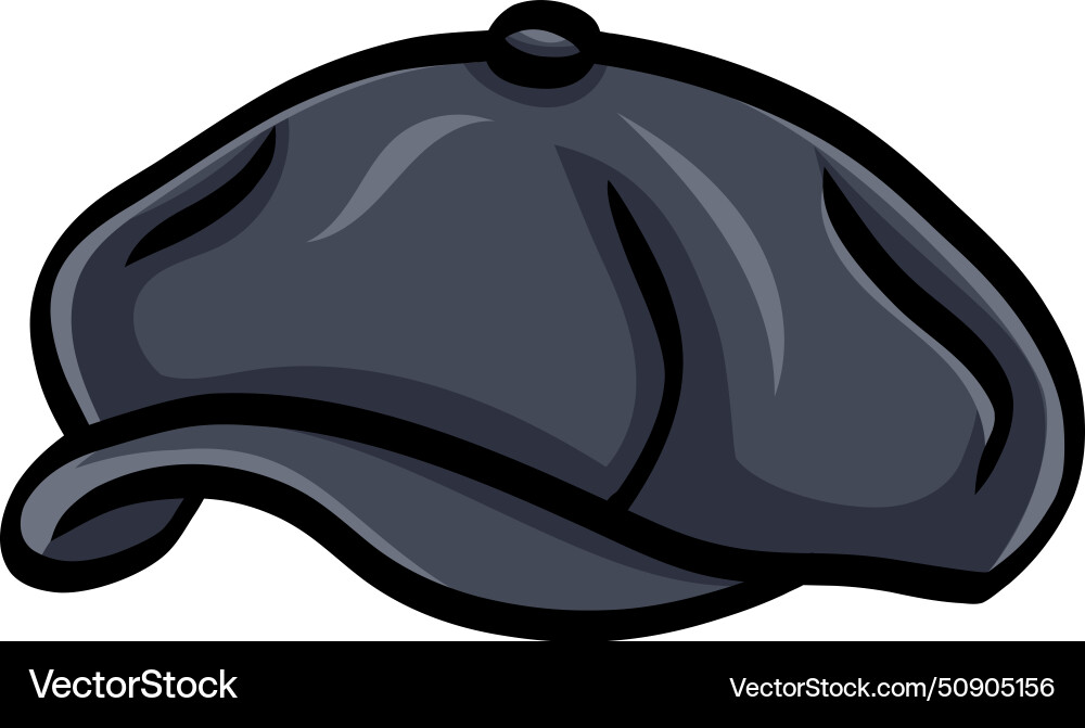 Ivy hat scally cap drawing Royalty Free Vector Image