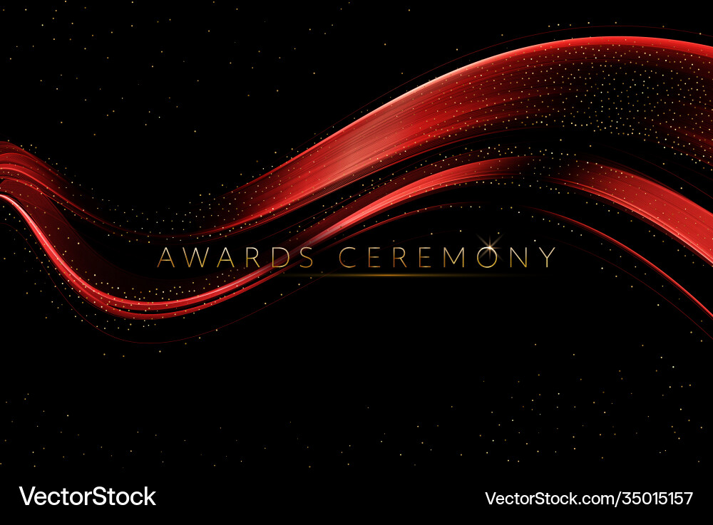 Award nomination ceremony luxury background Vector Image