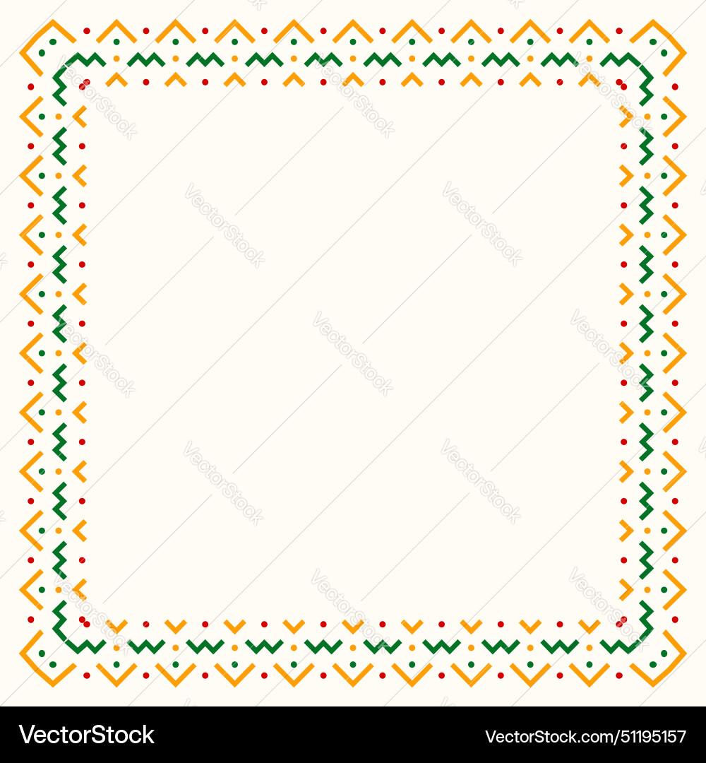 Juneteenth frame design element collection Vector Image