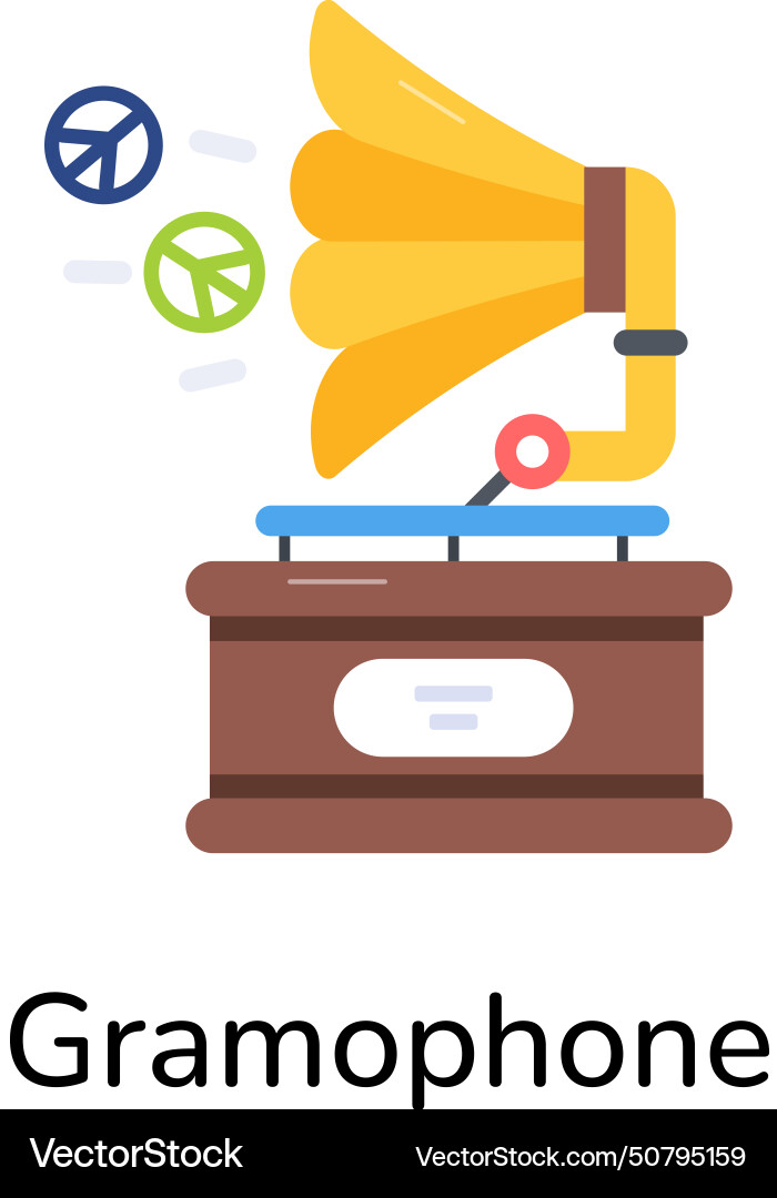 Gramophone Royalty Free Vector Image - VectorStock