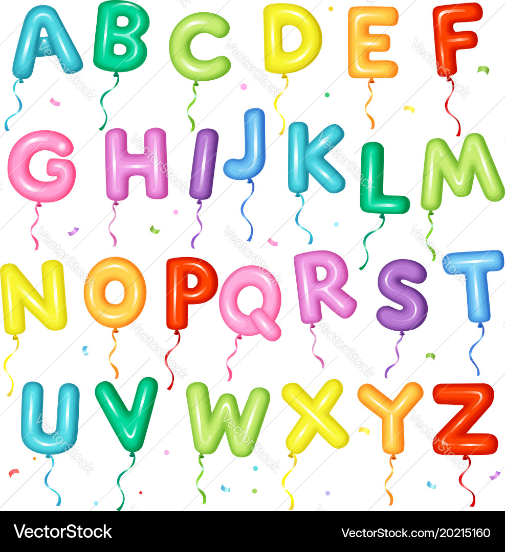 Balloon Letters Font Balloon Font + Bonus Patterns Free Fonts