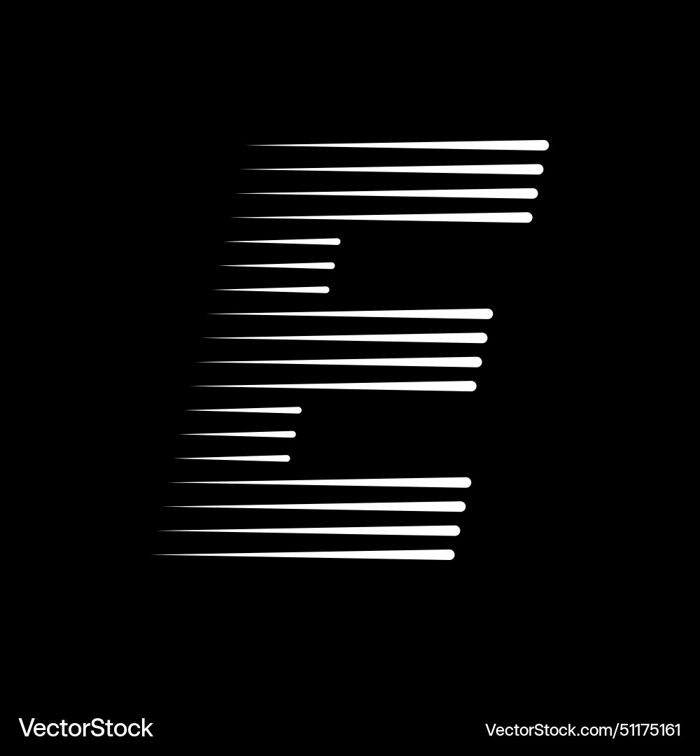 E letter lines logo icon Royalty Free Vector Image