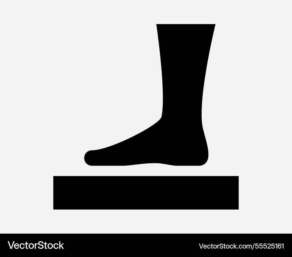 Foot icon Royalty Free Vector Image - VectorStock