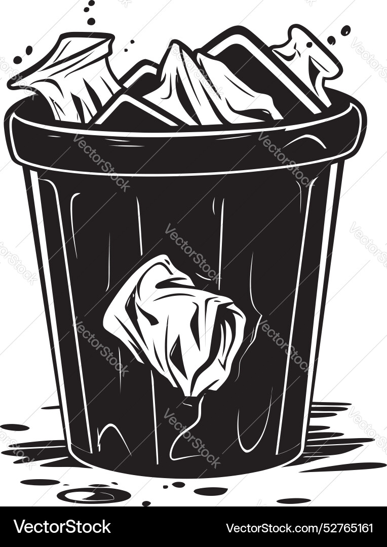 Waste sorting symbol pioneering sustainable Vector Image