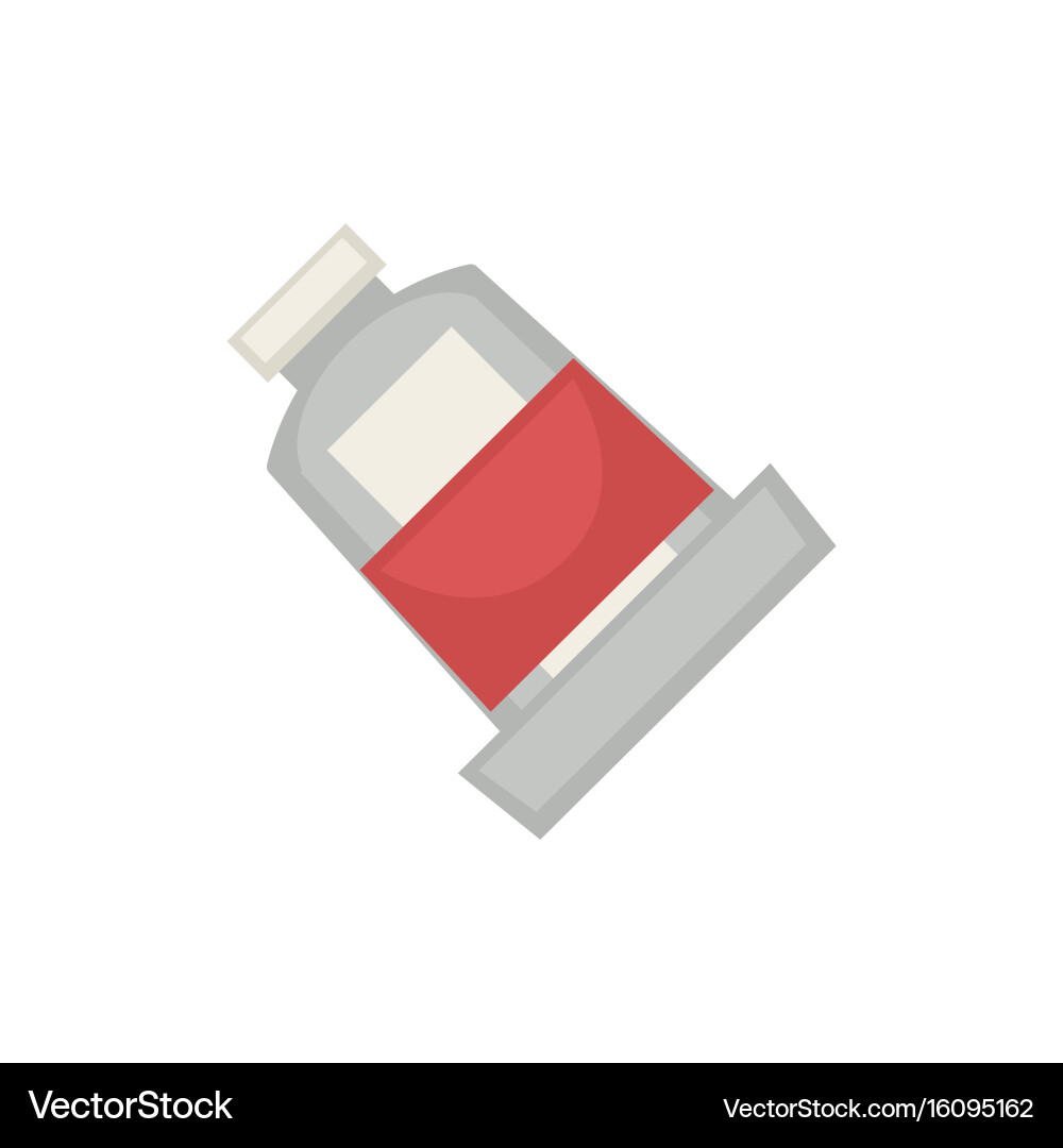 Half filled tube Royalty Free Vector Image - VectorStock