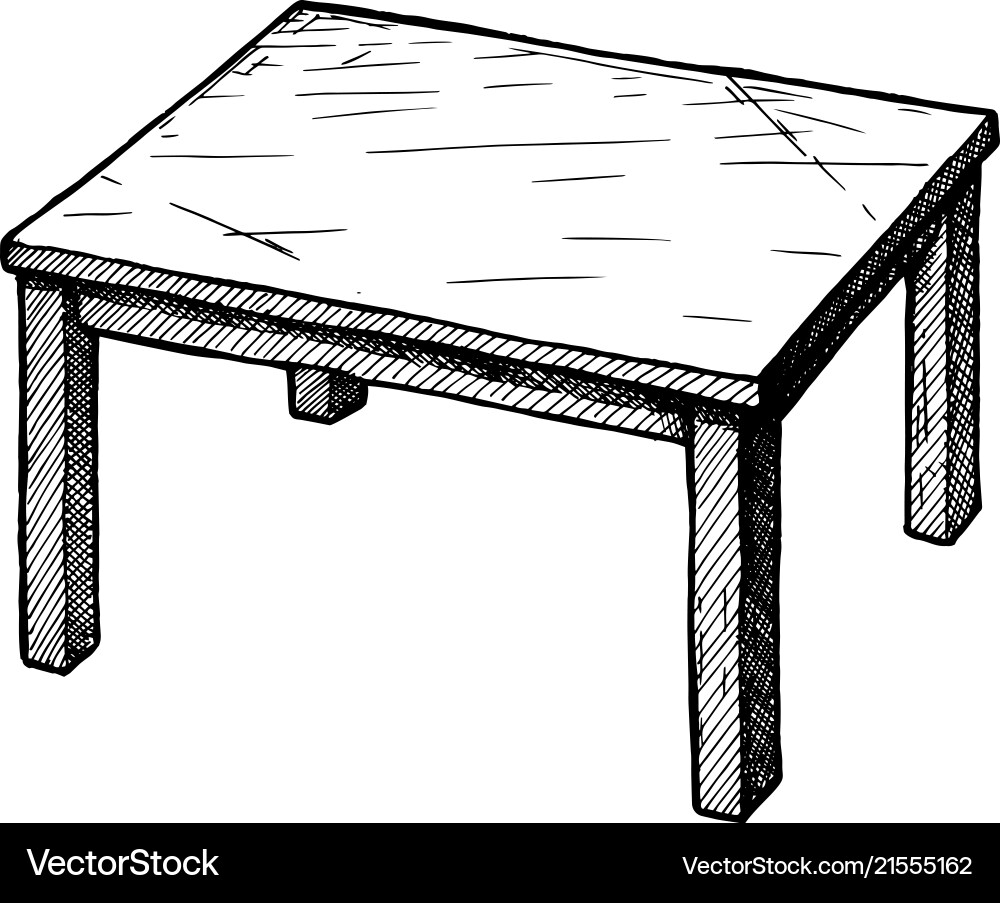 Table Royalty Free Vector Image - VectorStock
