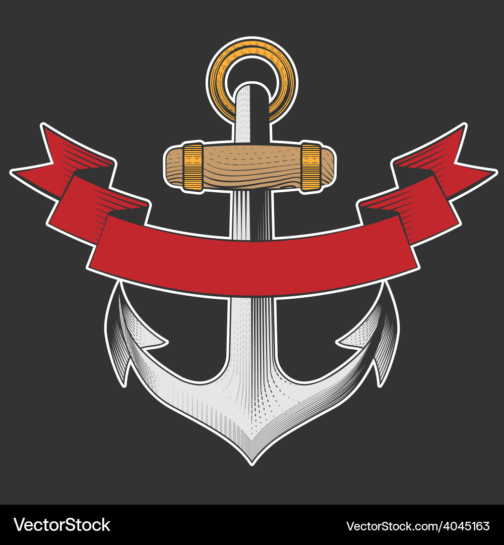 Anker Lizenzfreies Vektorbild - VectorStock