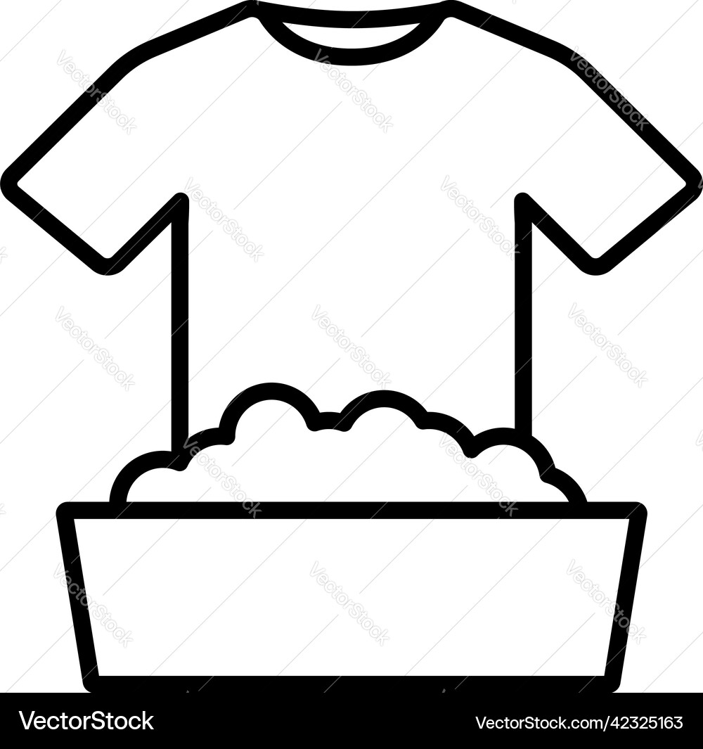 Laundry clothes icon Royalty Free Vector Image