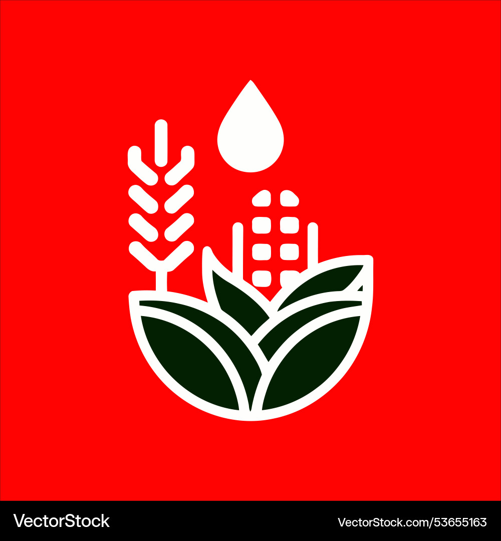 Nature-themed logo Royalty Free Vector Image - VectorStock